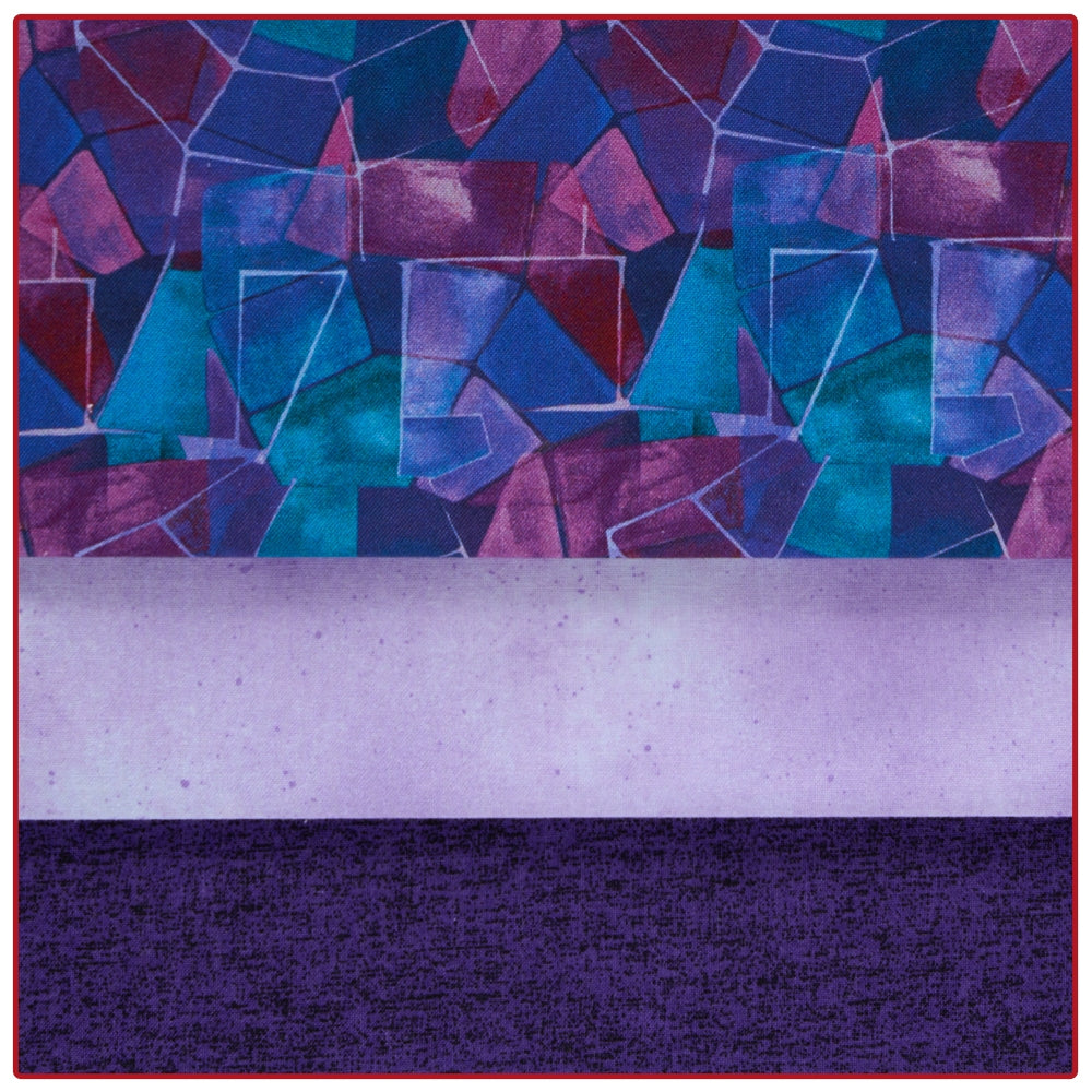 Purple Prism 3-Yard Quilt Kit – Fabric Café