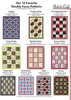 10 Favorite Double Focus Quilt Patterns - Free Guide – Fabric Café