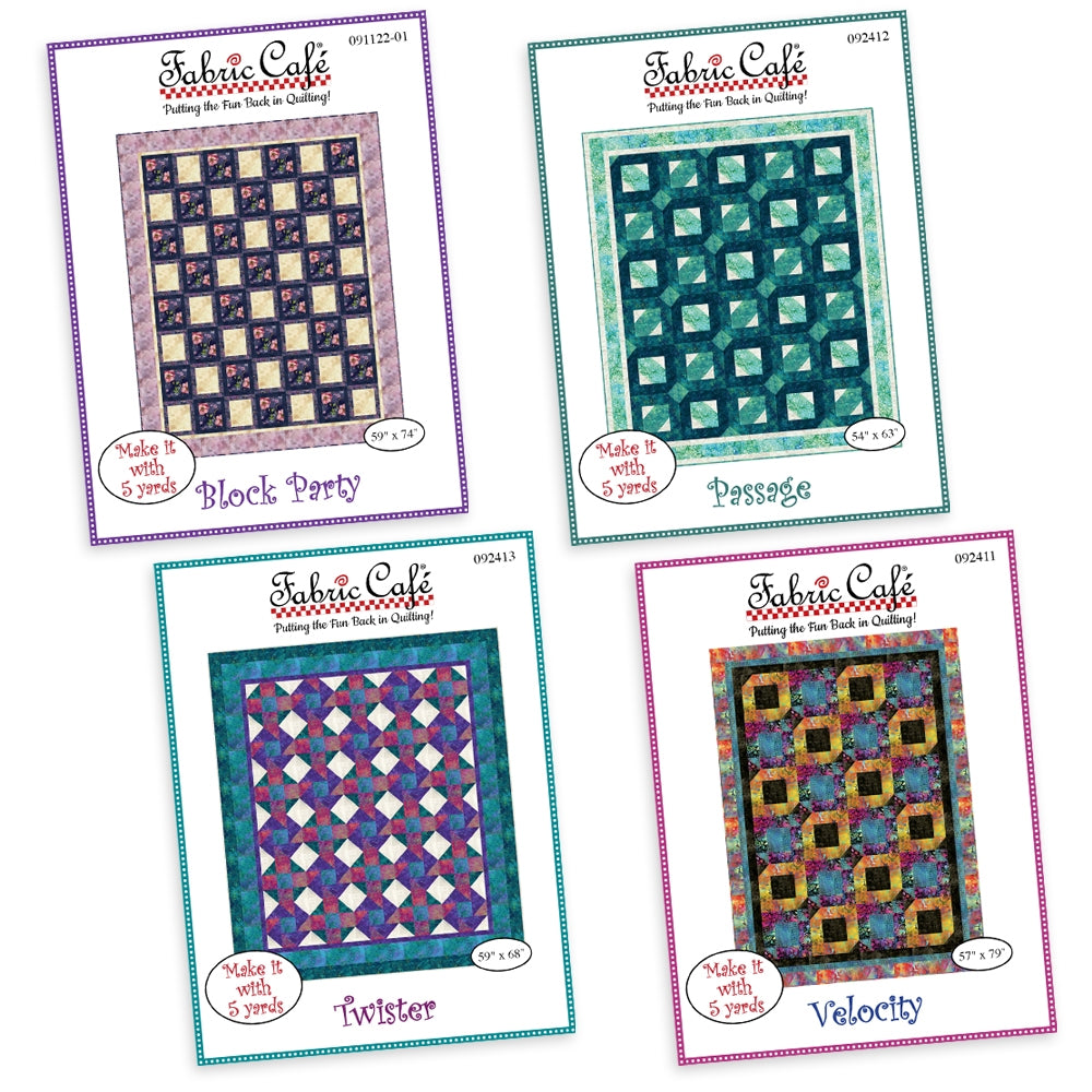 5-Yard Pattern Bundle (4 Pack) – Fabric Café